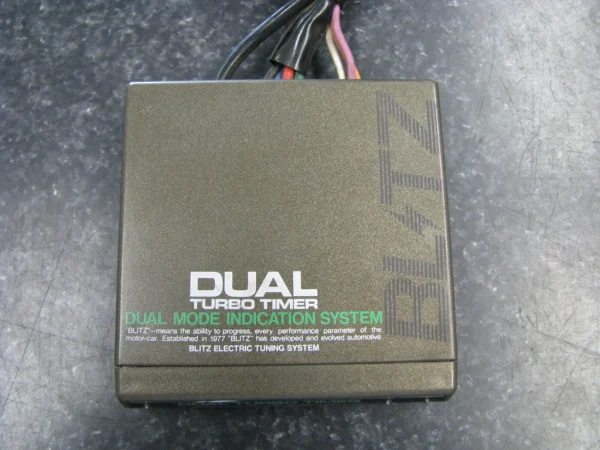 Blitz Dual Turbo Timer Boost Gauge Universal Gauge | Thunderrollingwheels