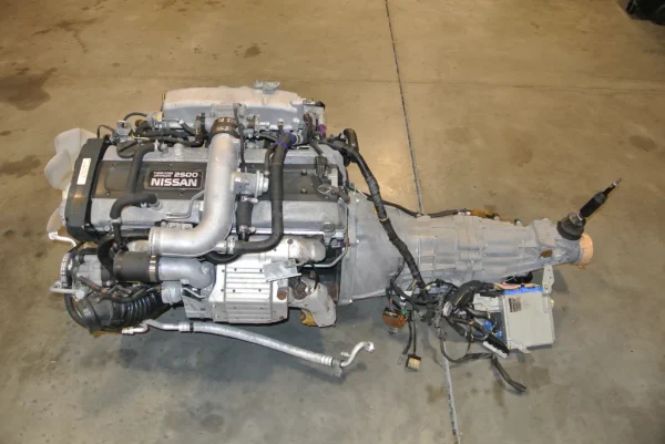 Nissan RB25 Engine and 5 Speed Transmission RB25DET Turbo R33 Skyline ...